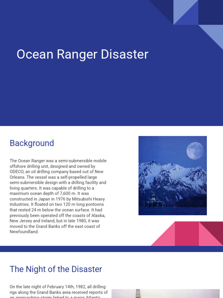 Ocean Ranger Disaster | PDF | Ships | Shipping