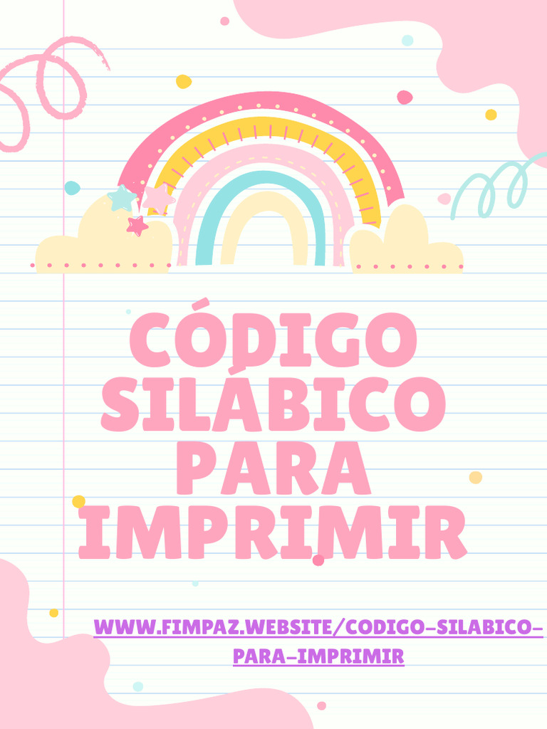 Codigo Silabico para Imprimir | PDF