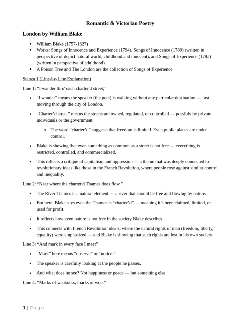 Romantic & Victorian Poetry | PDF | Anger | Feeling