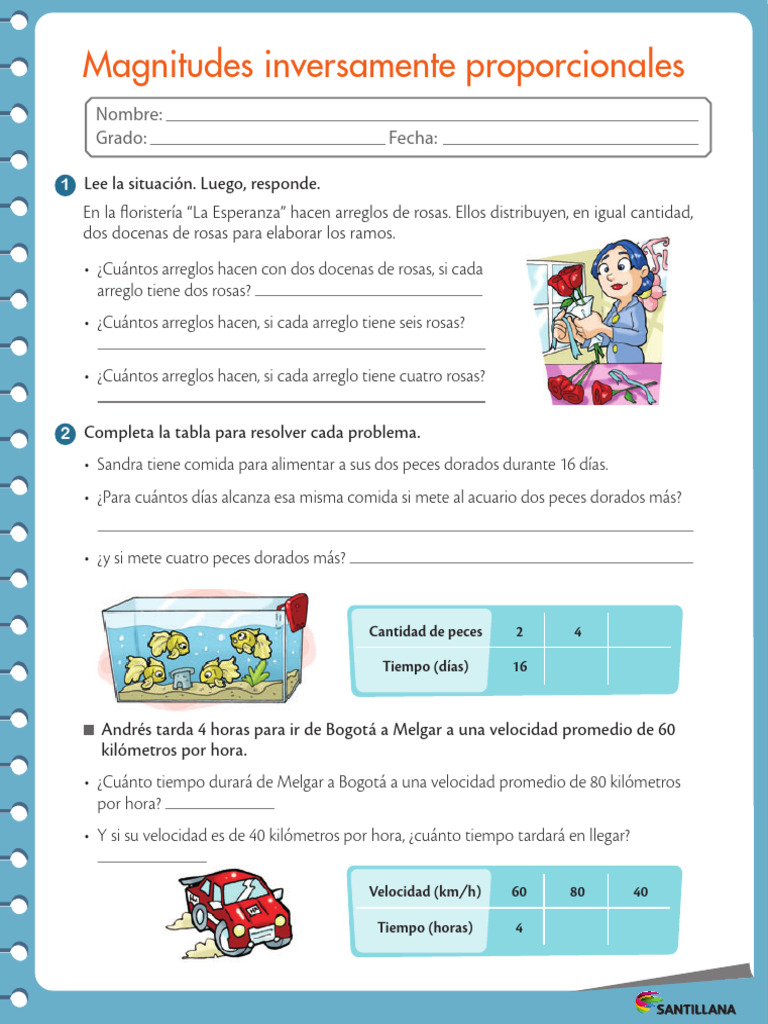 M7 U4 P111 IMP Magnitudes Inversamente Proporcionales | PDF