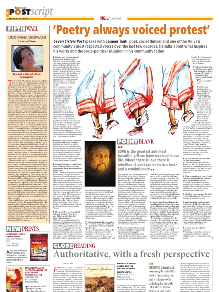 Poetry Always Voiced Protest': Script | PDF