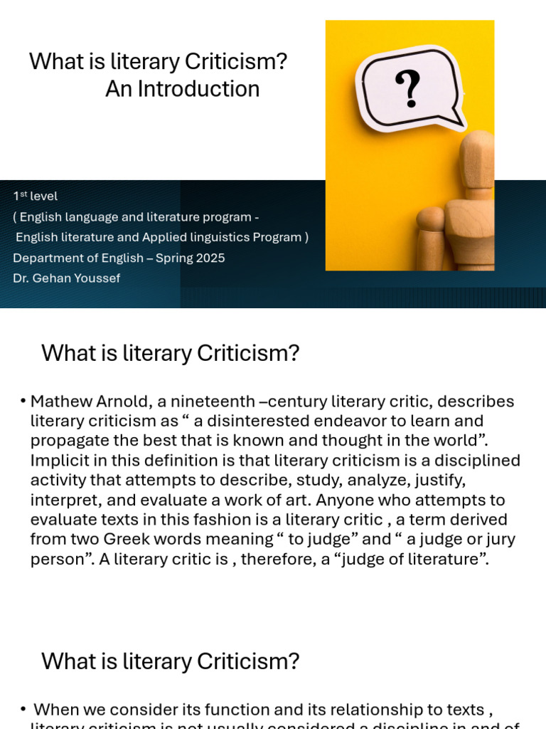 What Is Literary Criticism | PDF | Literary Criticism | Theory
