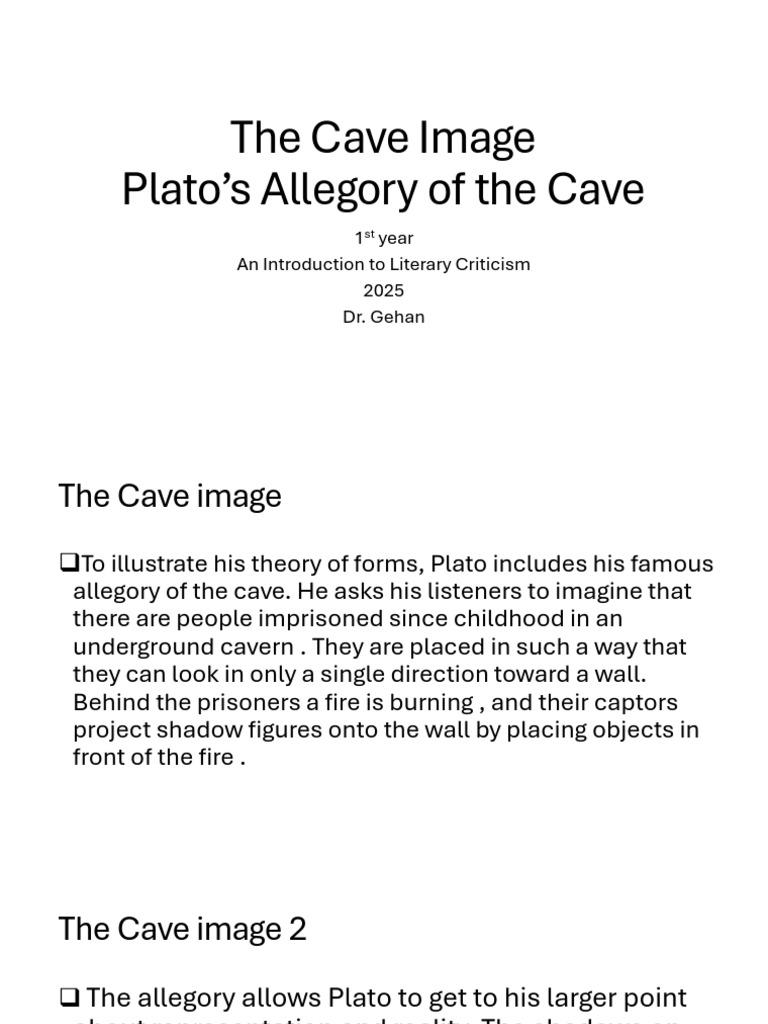 The Allegory of The Cave | PDF