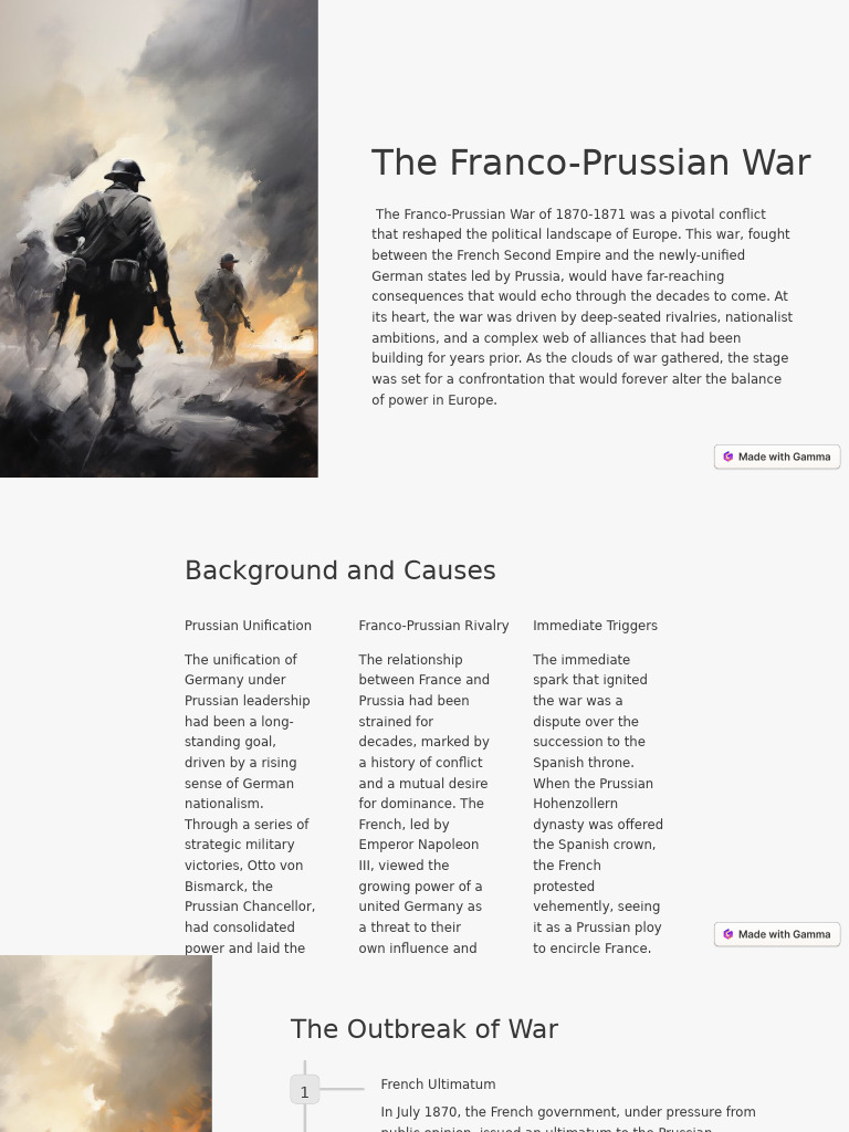 Franco-Prussian War: Causes & Consequences | PDF | Kingdom Of Prussia ...