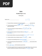 Esther Bible Quiz: 100 Questions & Answers | PDF | Esther | Book Of Esther