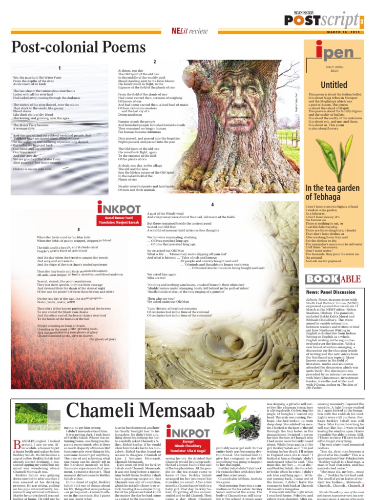 Post-Colonial Poems: Script | PDF | Nature