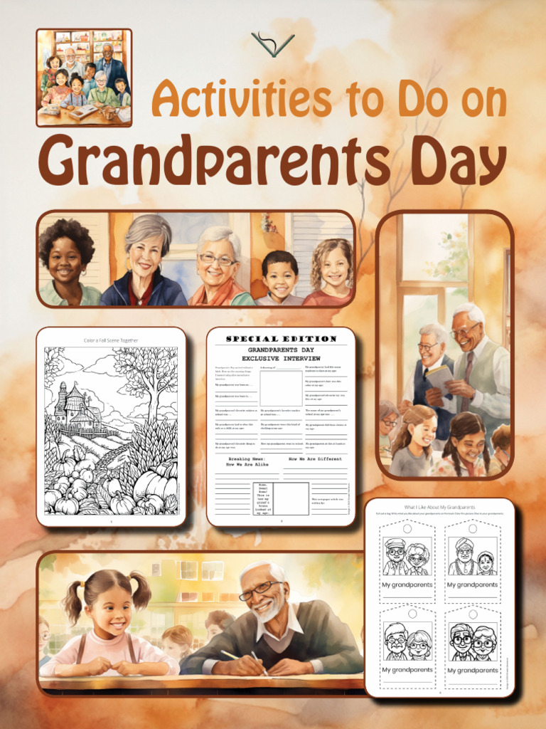 Grandparents Day Activities Guide | PDF | Grandparent | Kinship And Descent