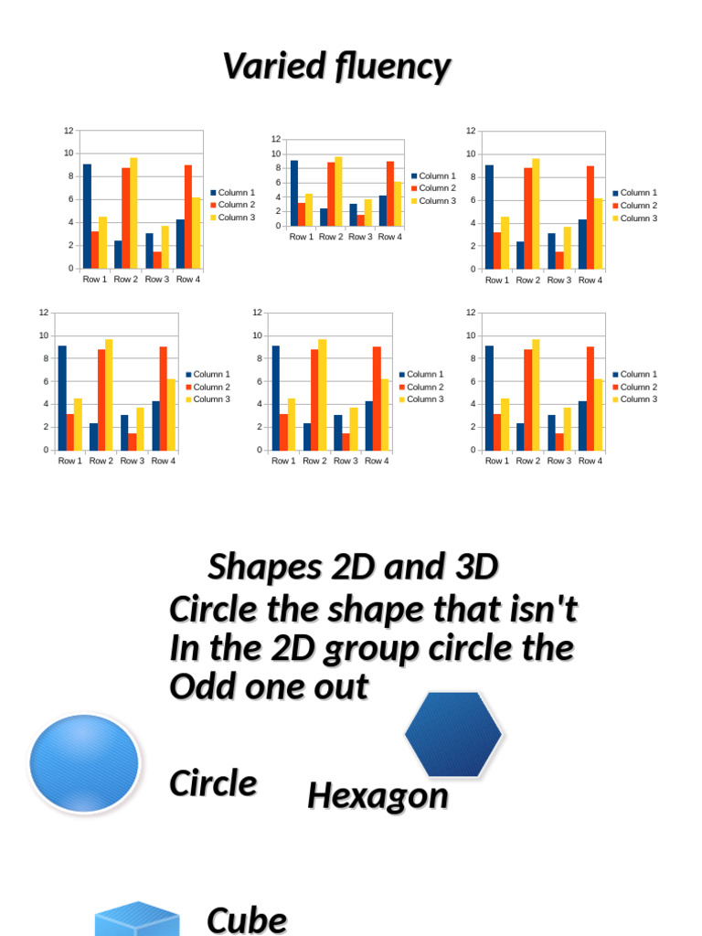 Fluency in Shapes and Maths Activities | PDF | Polytopes | Geometric Shapes