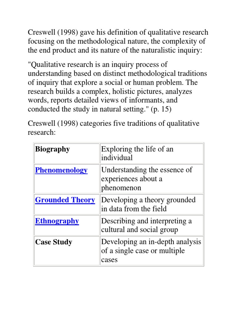 Creswell | PDF