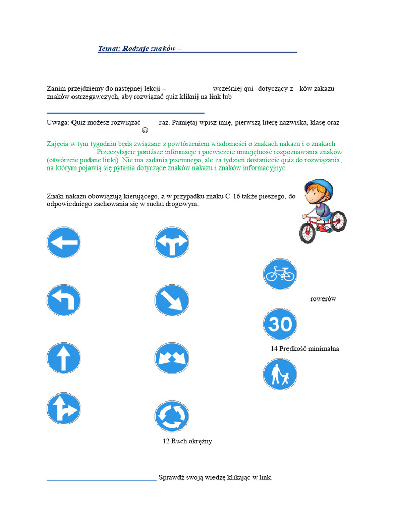 Technika Klasa 5 - Lekcja 4 | PDF