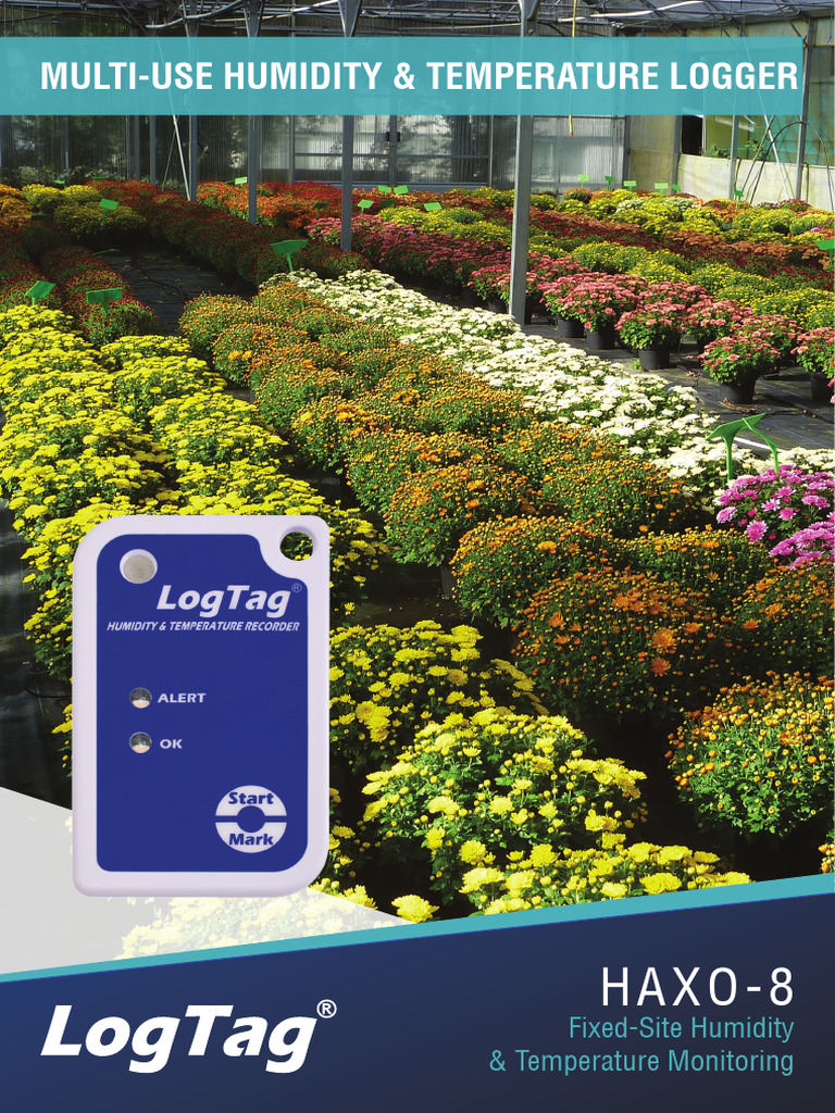 En Datasheet Logtag Haxo-8 | PDF | Humidity | Sensor