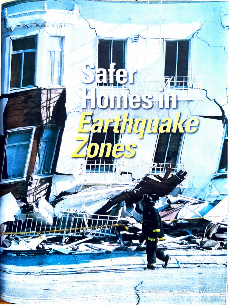 Safer Homes in Earthquake Zones TEXT | PDF | Earthquakes | Earthquake ...