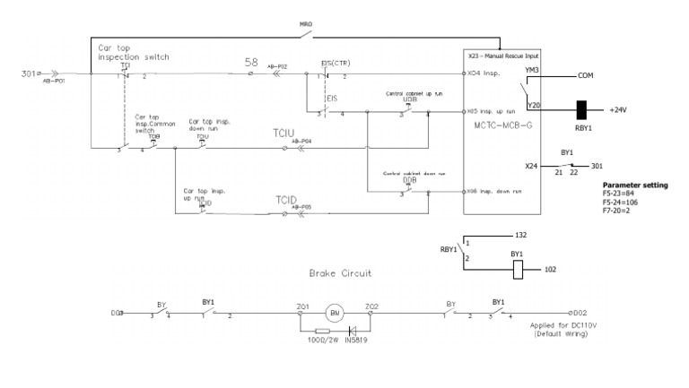 Manual Rescue Function Drawing Dated 19082022 | PDF