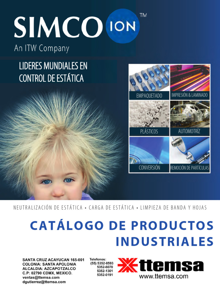 2019 Catalogo SIMCO IONLOW | PDF | Sensor | Laminado (metalmecánica)