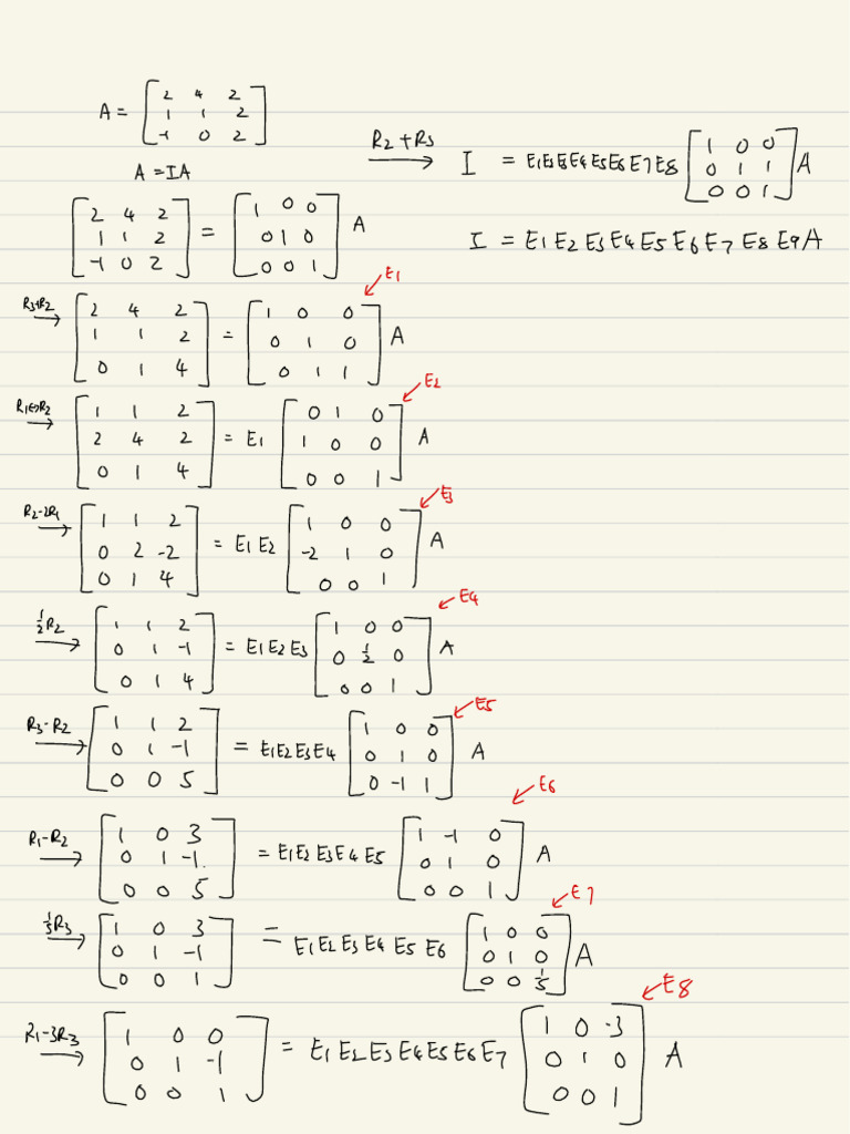 5.invertible Matrix 2 | PDF