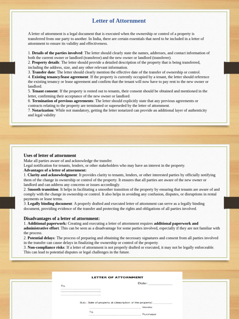 Letter of Attornment | PDF | Leasehold Estate | Lease
