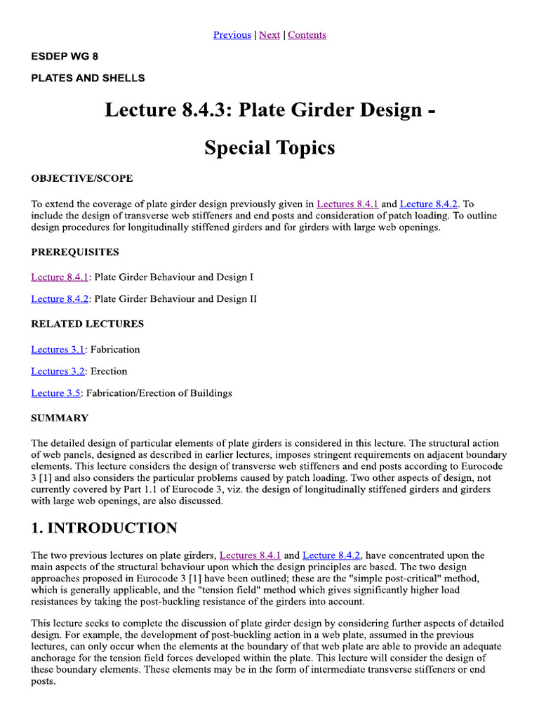 Plates and Shell Design Lecture 8.4.3 | PDF