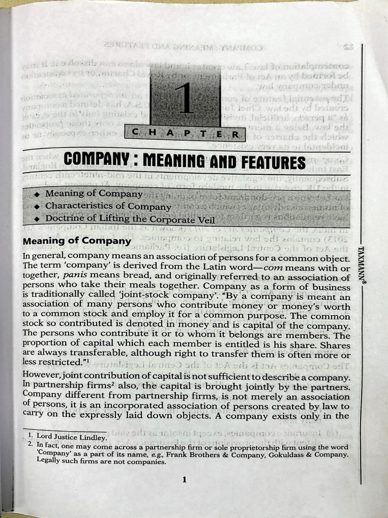 Company Definition and Key Features | PDF | Justice | Crime & Violence