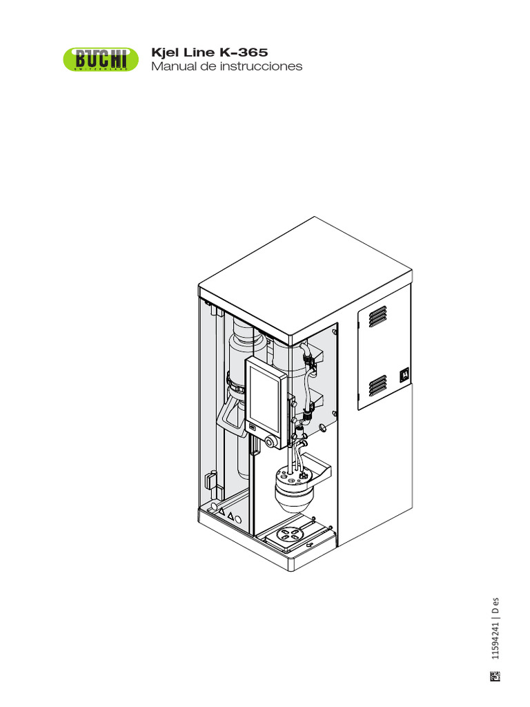 Manual de Instrucciones Kjel Line K-365 | PDF | Laboratorios | Destilación