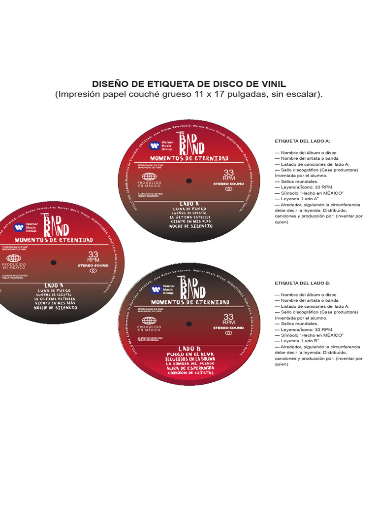 Diseño de Discos | PDF | Registro LP | Grabación de sonido