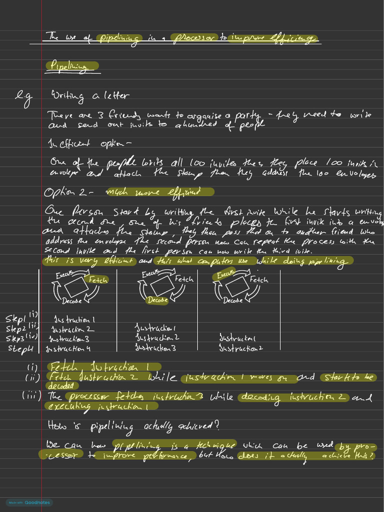 Pipeline, CRAIG AND DAVE A LEVEL VIDEO | PDF | Central Processing Unit ...