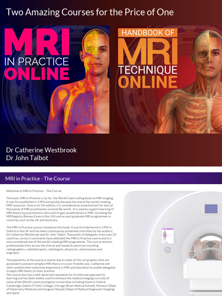 MRI in Practice Brochure | PDF | Magnetic Resonance Imaging