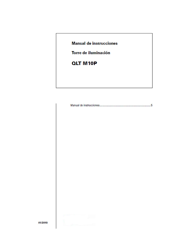Manual Torres Atlas QLT m10p | PDF