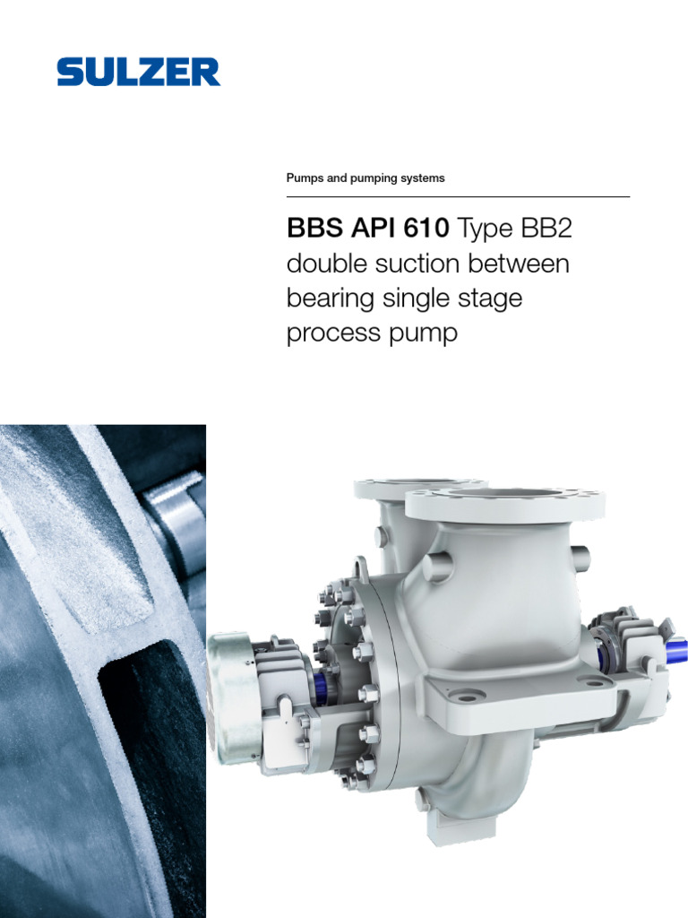 BBS API 610 BB2 Pump Overview | PDF | Pump | Diesel Fuel