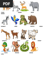 Animals Chart | PDF