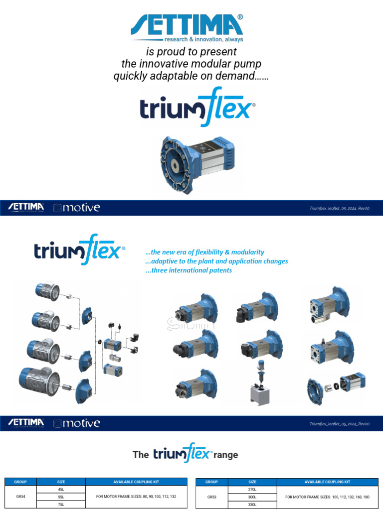 TRIUMFLEX_Leaflet_05_2024_Rev00 | PDF | Tecnología de vehículos | Vehículos