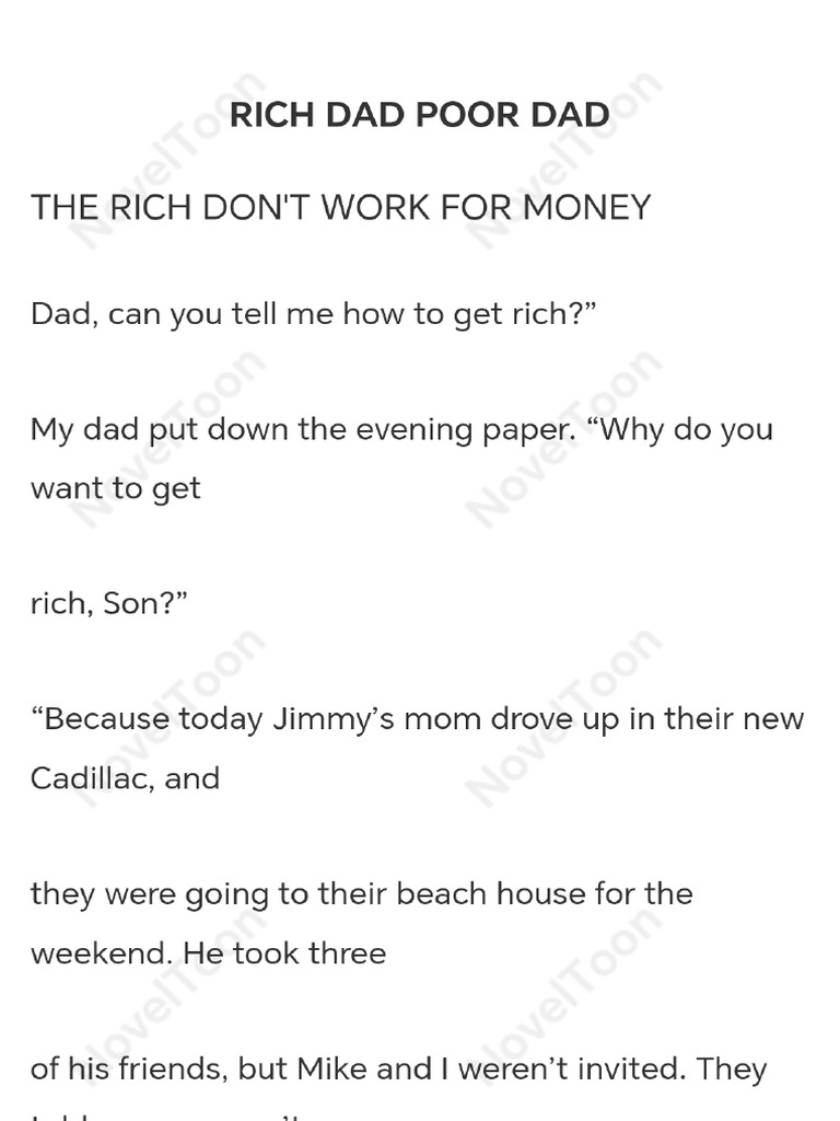Rich Dad Poor Dad | PDF