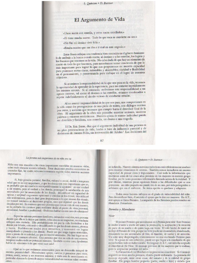 Argumento de Vida | PDF