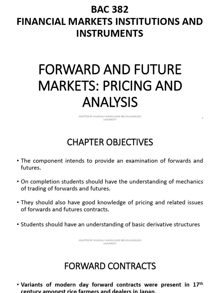 Fowards & Futures Calculations | PDF | Futures Contract | Margin (Finance)