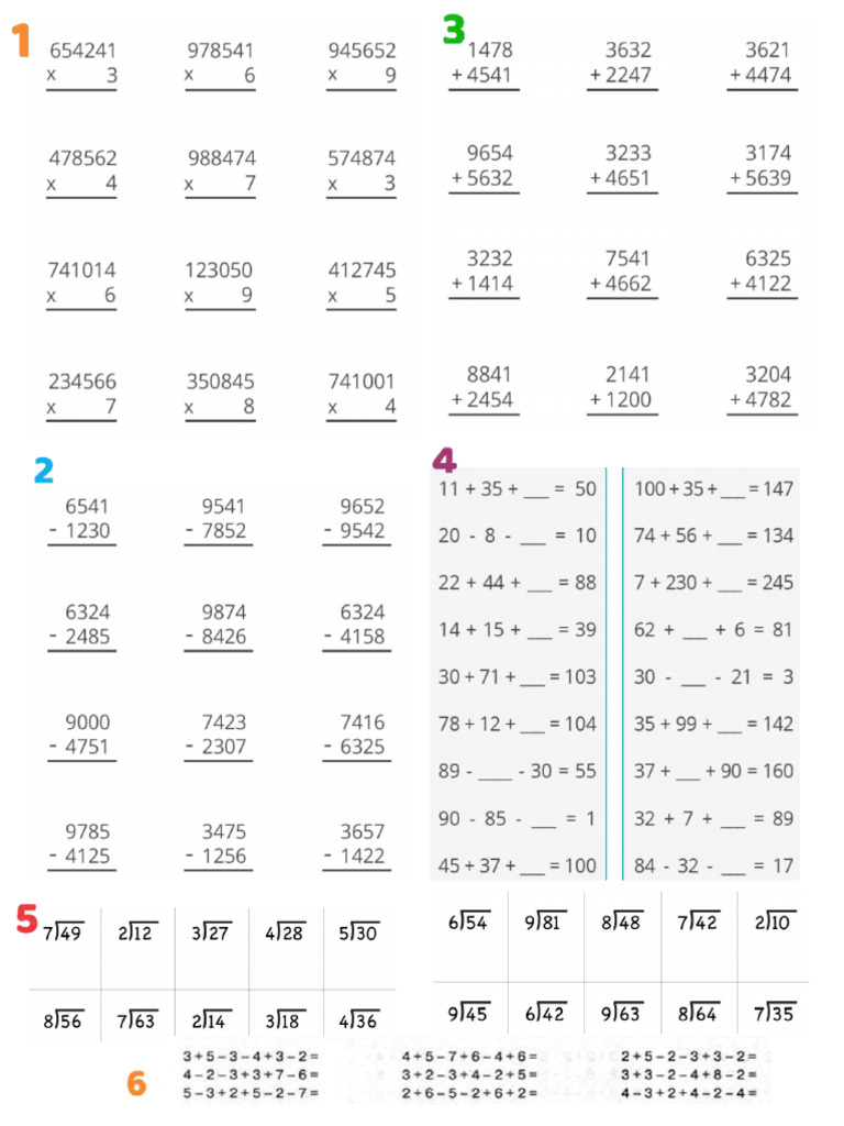 DIAGNOSTICO Operaciones BÁSICAS | PDF