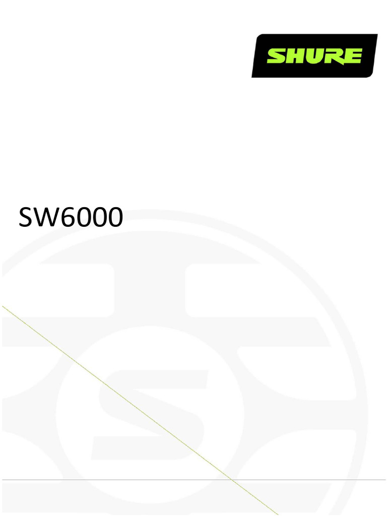 Sw6000 Installation Manual | PDF | Databases | Microsoft Sql Server