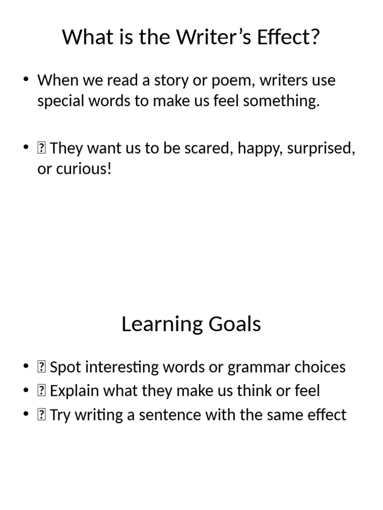 Analysing Writers Effect Year7 | PDF