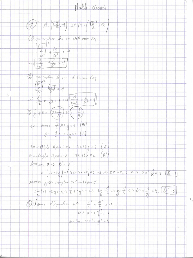 Math Conique 1 | PDF