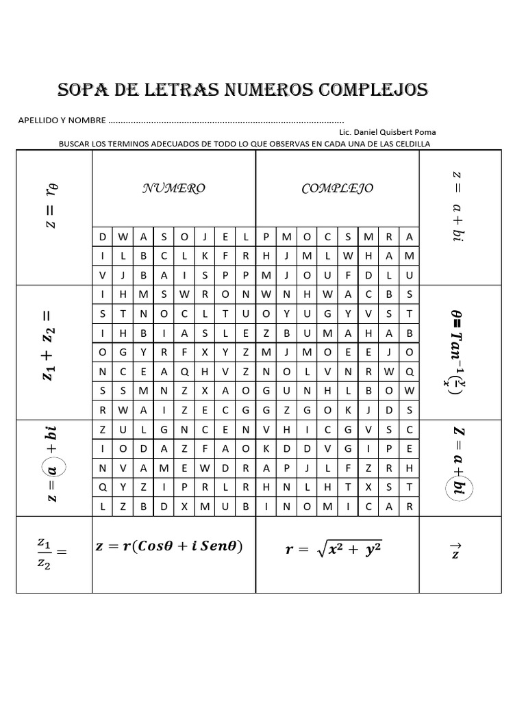 5to Sopa de Letras | PDF
