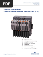 Emerson fb3000 Remote Terminal Unit Rtu Instruction Manual en 7625902 ...