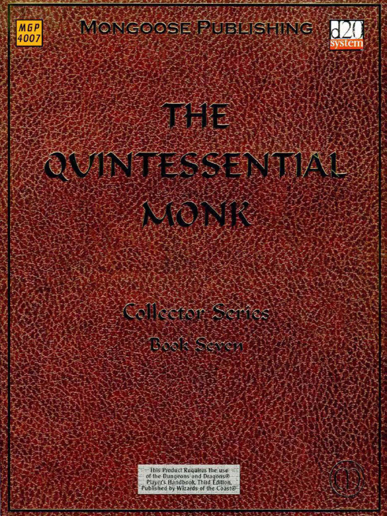 The Quintessential Monk | PDF