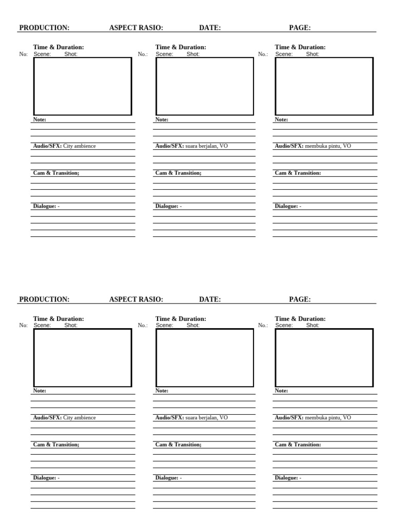 Storyboard Landscape | PDF