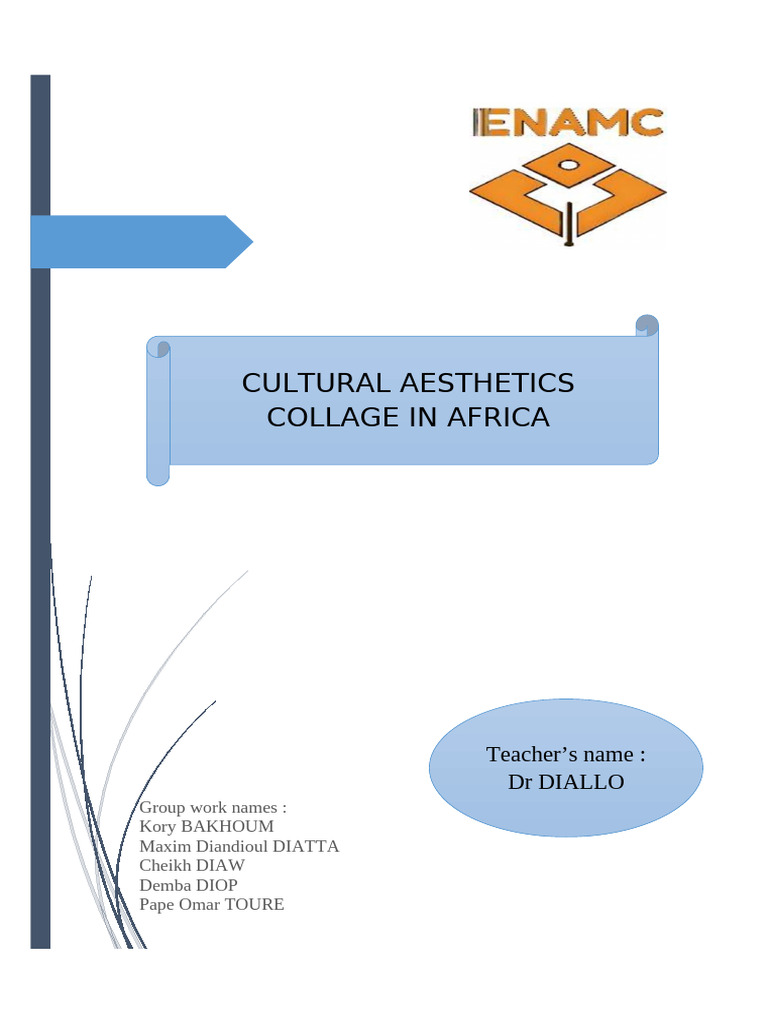 Cultural Aesthetics Collage | PDF | Senegal | Collage