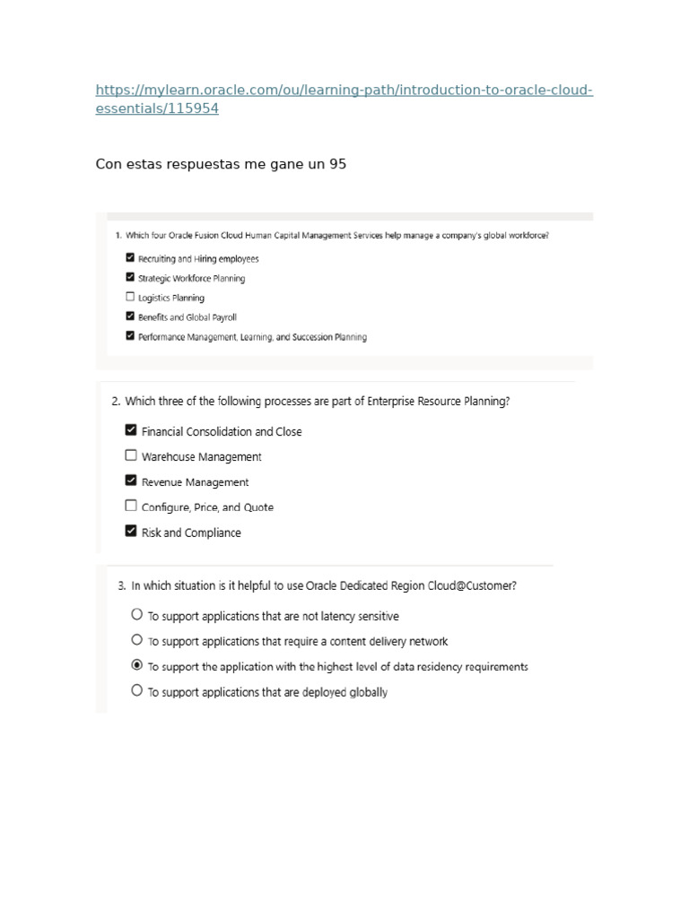 Oracle Introduction Oracle Cloud Essentials | PDF