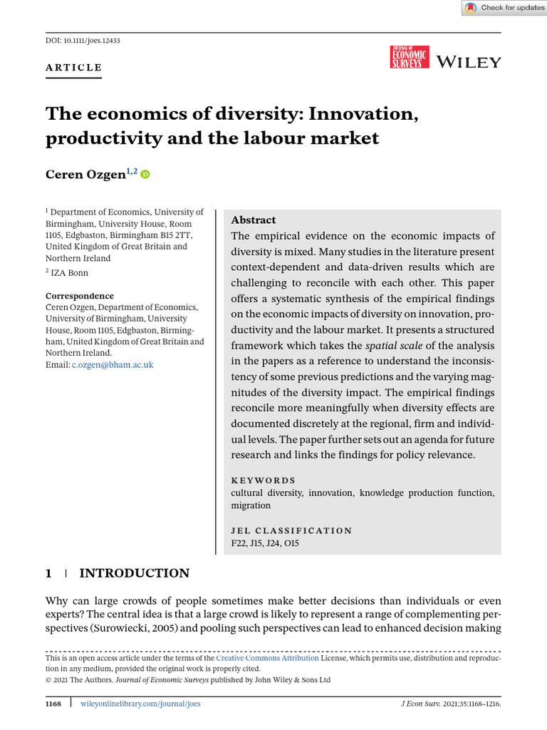 Balance of Labour Market | PDF | Immigration | Human Migration