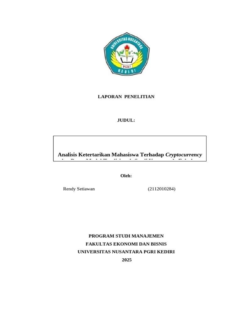 Final Revisi Laporan Rendy | PDF