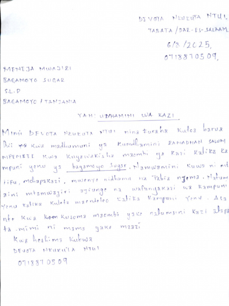 Barua Za Wadhamini 250605 014204 | PDF