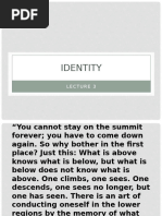 Types of Identity | PDF
