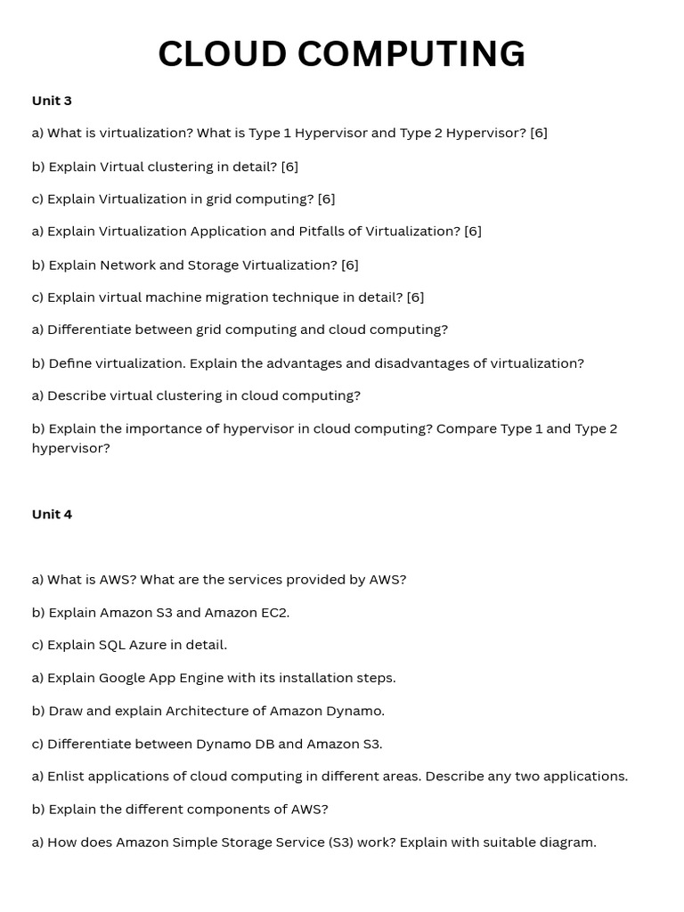 Cloud Computing Imp | PDF