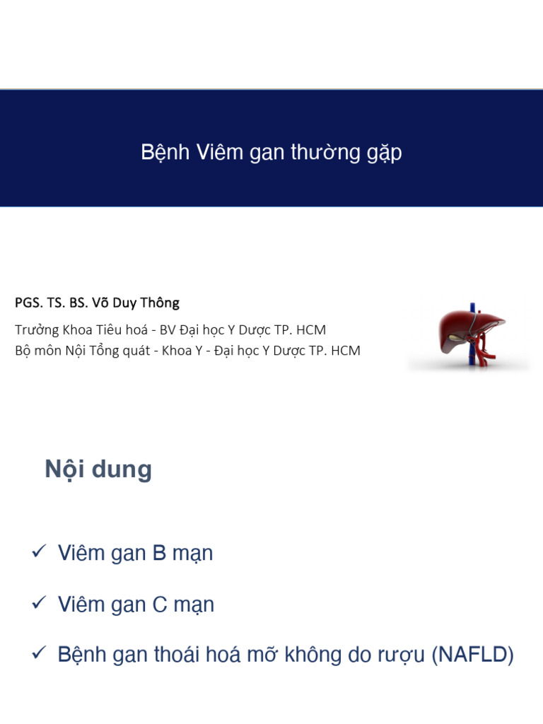 DR Thong - Viem Gan | PDF
