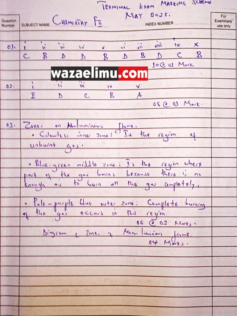 Chemistry f2 Ms | PDF